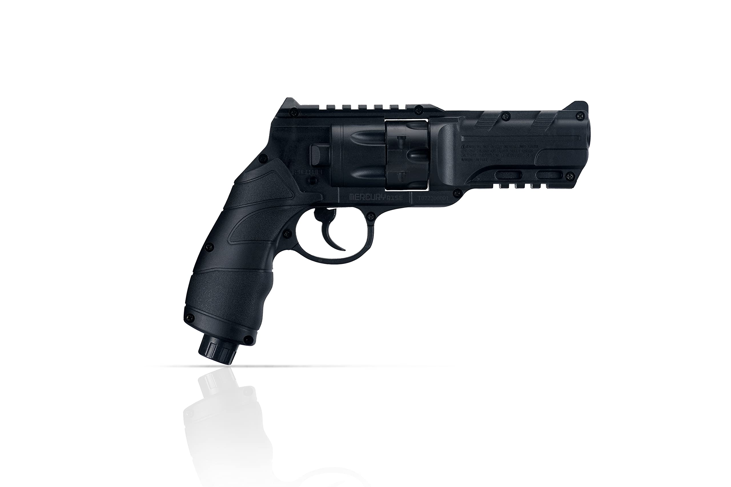 Mercury Rise Torpedo Revolver .50 Caliber Pistol (Black) and One Extra TR50 Pistol Cylinder and .50 Cal Pepper Balls (10 Count)