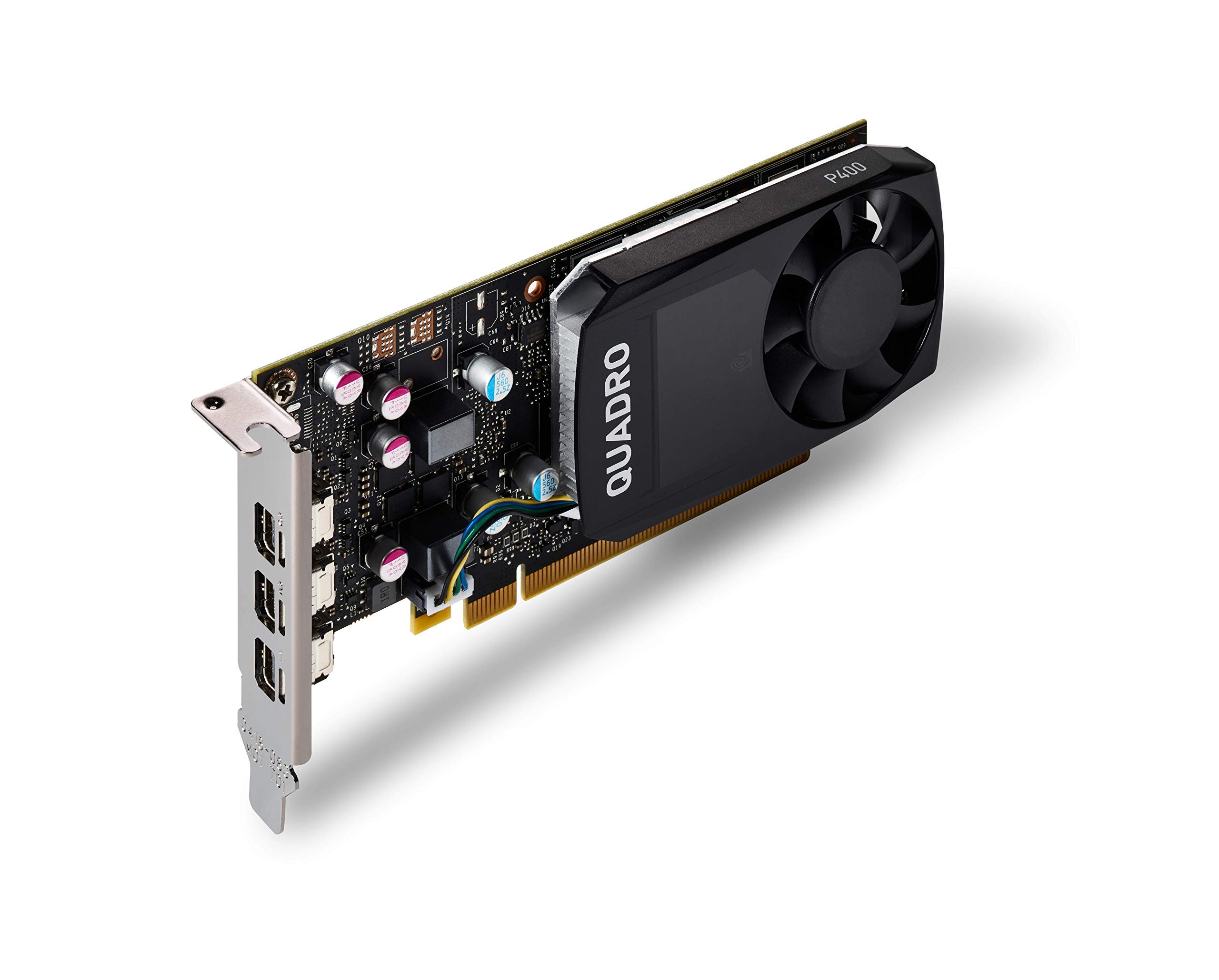 Nvidia Quadro P400 - Graphics Card - Quadro P400 - 2 GB GDDR5 - PCIe 3.0 X16 Low Profile - 3 X Mini DisplayPort