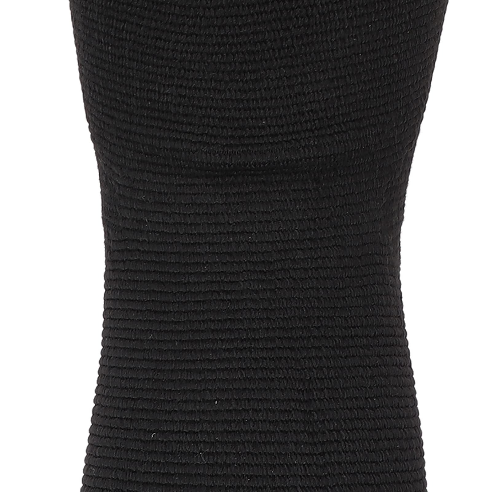 Vakitar 1 Pair Coldproof Heating Knee Brace Elastic Knit Sport Joint Protection Knee Brace Sleeve Suitable for Daily Use in The Home or Yard(Black)