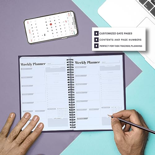 Planner, Universe, 180 Pages, 7x10 inch, Daily Planner, Small Daily Planner, Daily Planber, Weekly Plans, Planners, 2023 Planner Daily Weekly and Monthly, Weekly Plan, 2023 Planner