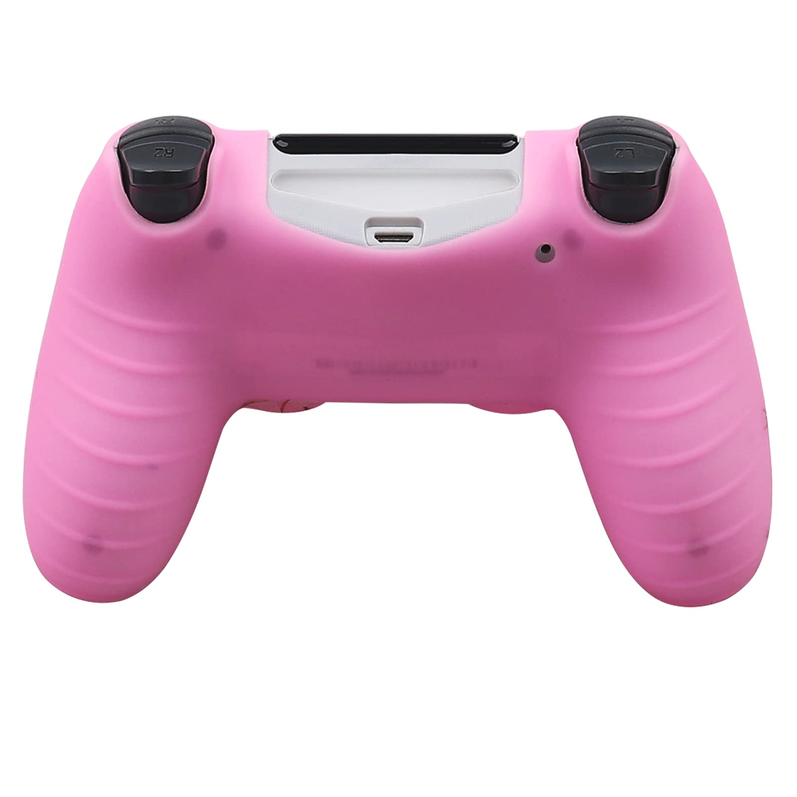ROTOMOON Sakura Silicone Controller Skins for PS4 with 8 Thumb Grips, Sweat-Proof Anti-Slip Controller Cover Skin Protector Compatible with PlayStation 4 Slim/Pro Controller…