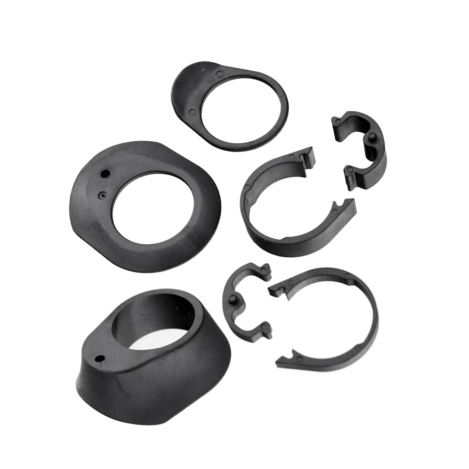 Vaveren Bike Accessories Lightweight Spacers Kit Washer Spacer Handlebar Stem Spacers Handlebar Stem Washer Black for Mountain Bike, Headset Spacer