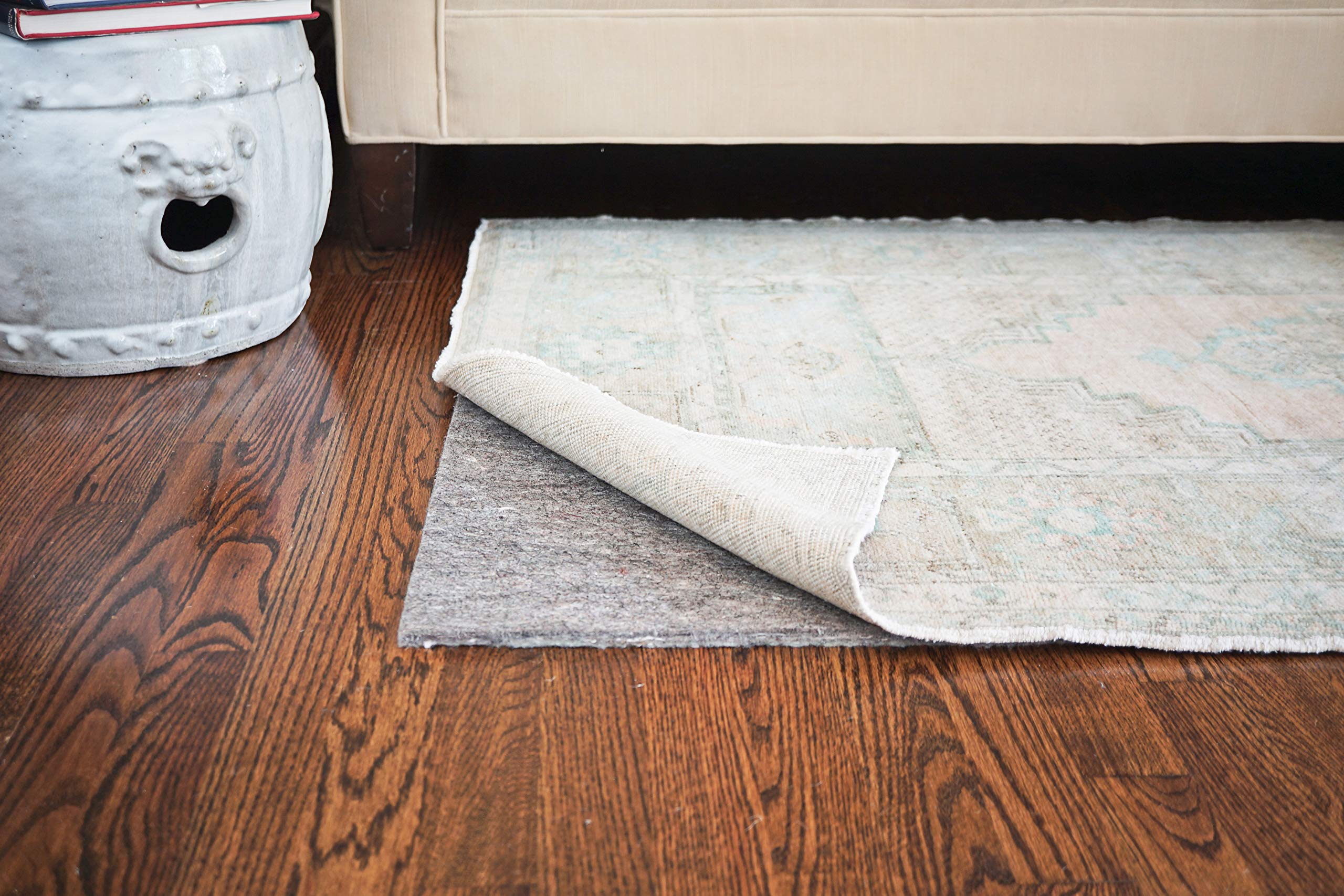 RUGPADUSA - Basics - 11'x13' - 1/3" Thick - 100% Felt - Premium Comfort Rug Pad - Made in The USA
