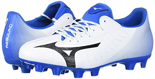 Mizuno Unisex Rebula III Select Soccer Shoe, White-Directoire Blue, 9 US Men