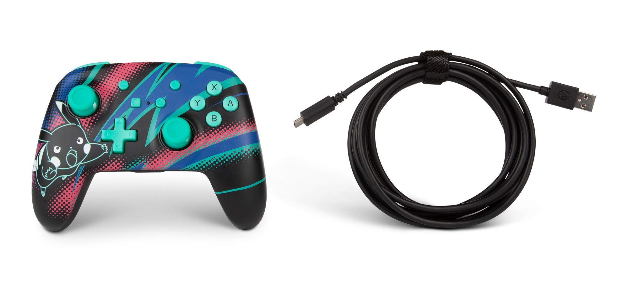 PowerA Pokemon Enhanced Wireless Controller for Nintendo Switch - Pikachu Neon