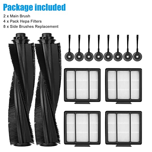 ROWEQPP 14pcs Vacuum Cleaner Replacement Parts Accessory Kit Compatible for Shark Ion Robot S87-rv750