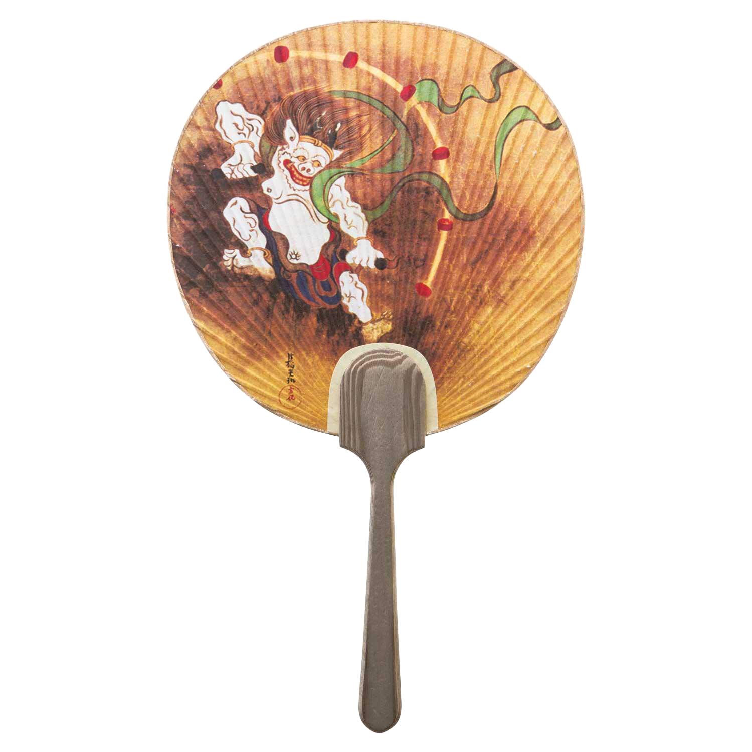 Made in Japan 2343 Uchiwa Fujin Thunder God (Small)