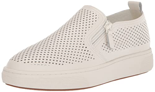 Propét Womens Kate Sneaker, White, 6.5 Wide US