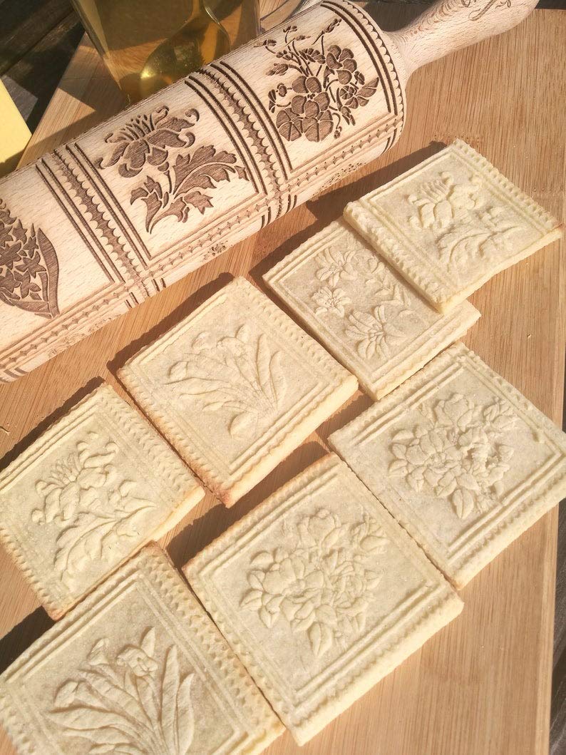 Springerle rolling pin Springerle cookie molds Springerle cookies German cookies Springerle carved rolling pin,Christmas gifts,Gift for mom