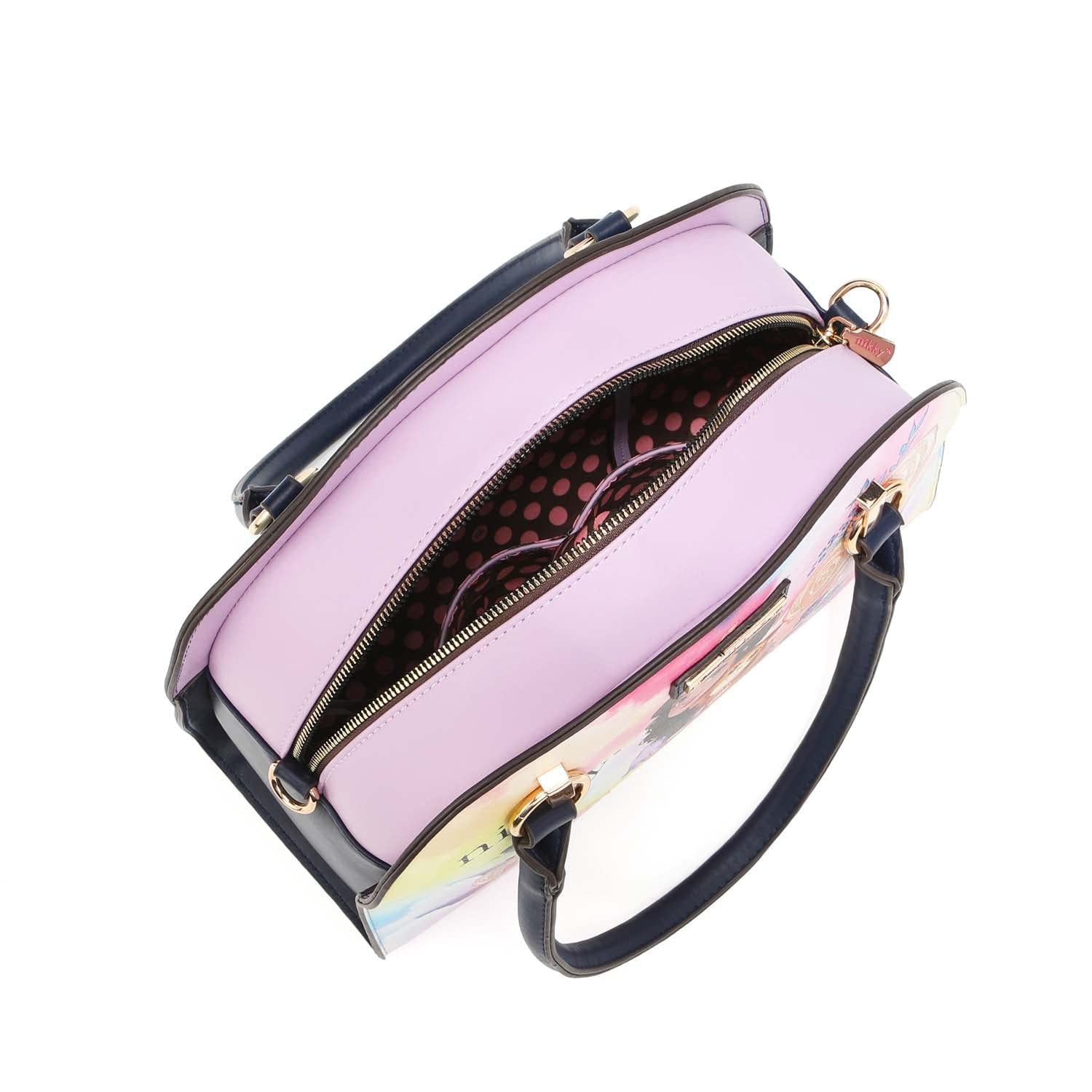 Nicole Lee LOVELY CLARA 3 PIECE SET (DOME SATCHEL, CROSSBODY, POUCH)