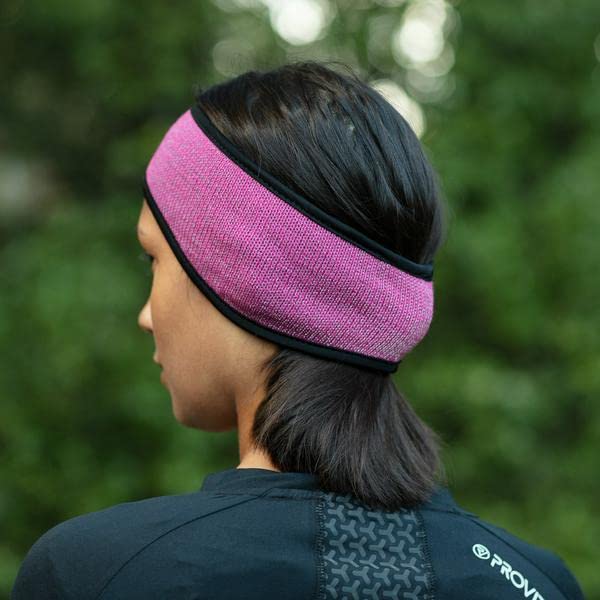 Proviz REFLECT360 Reflective Breathable Unisex Running Sports Headband Hi Visibility, Black