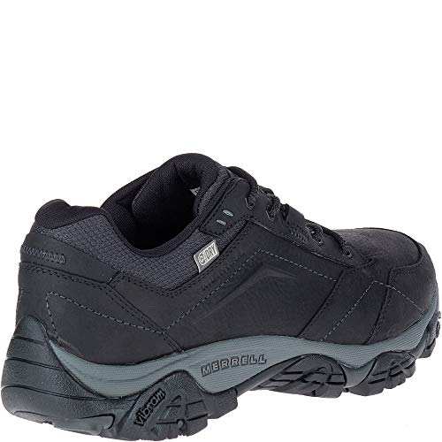 Merrell Men's Moab Adventure Lace Waterproof Hiking Shoe, Black, 11 W US