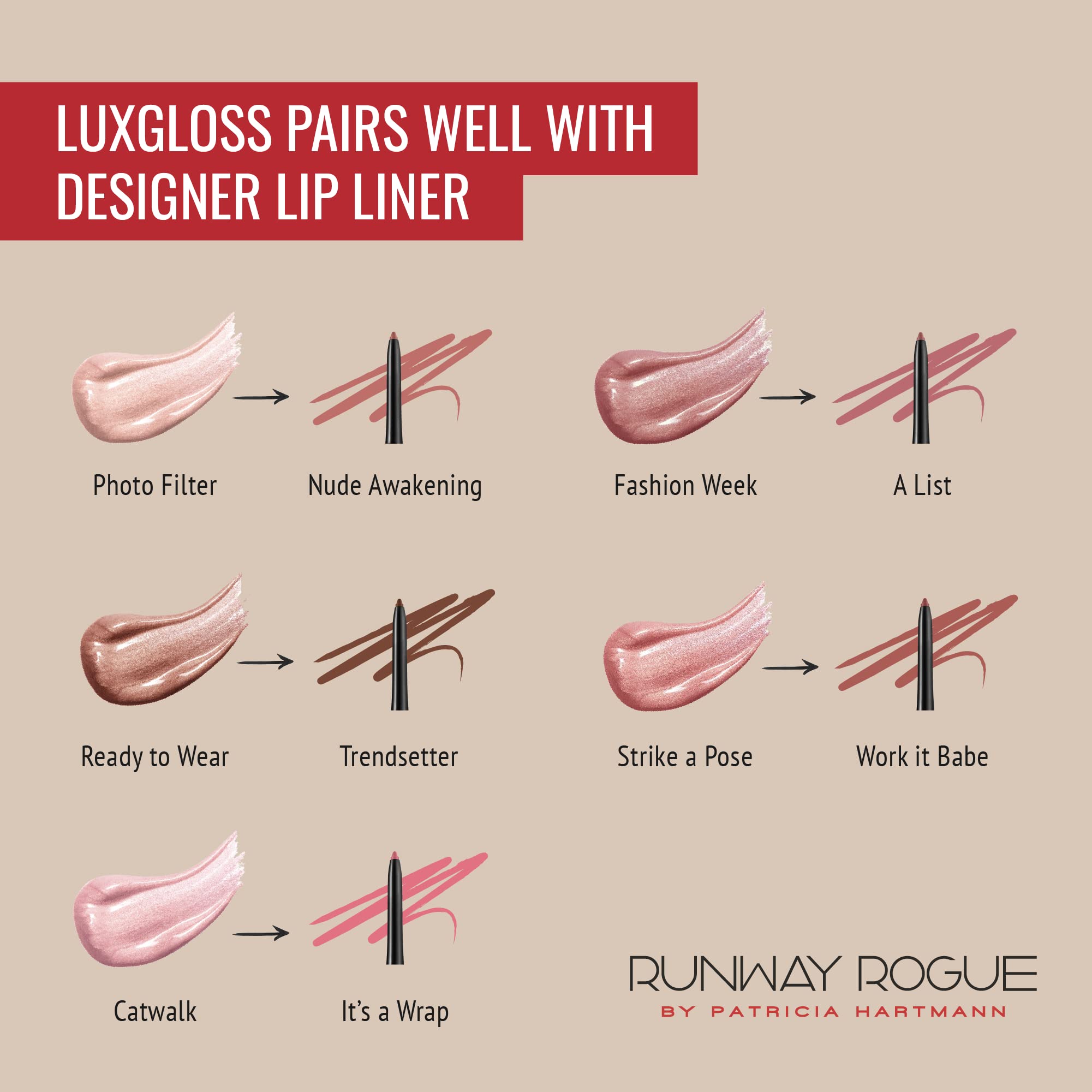 Runway Rogue LuxGloss Lip Gloss, High-Pigment Shimmer Soft Pastel-Pink Lip Gloss, ‘Catwalk’