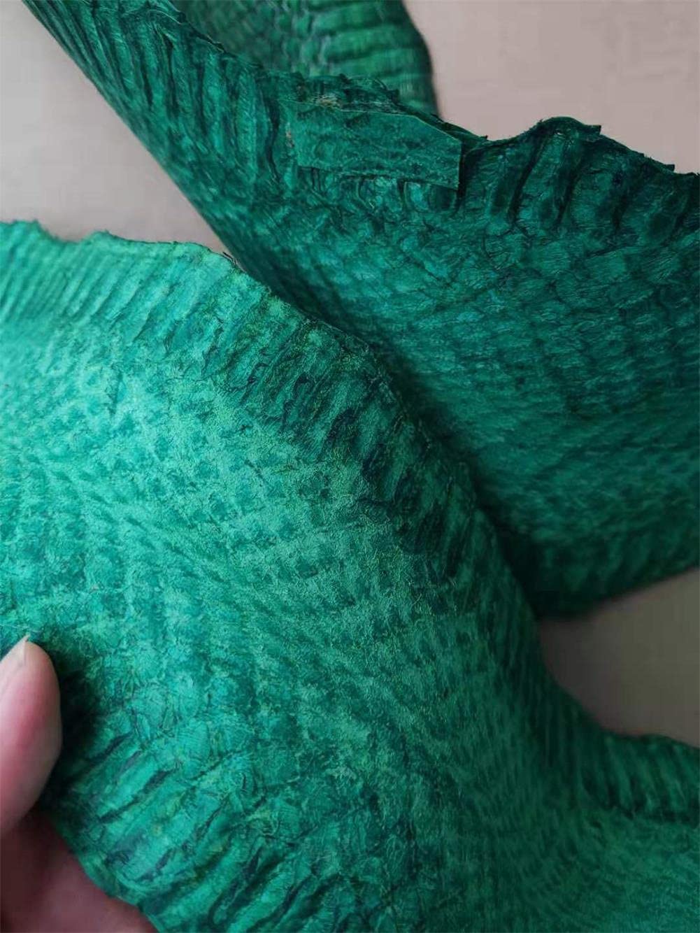 Snake Skin Snakeskin Pieces Assorted Colors Hide Leather Natural 47in (Green)