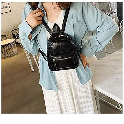 Satchels New Women's Backpack PU Leather Shoulder Bag Backpacks for Female Ladies Simple Fashion Desiger 2020 Women Solid Color