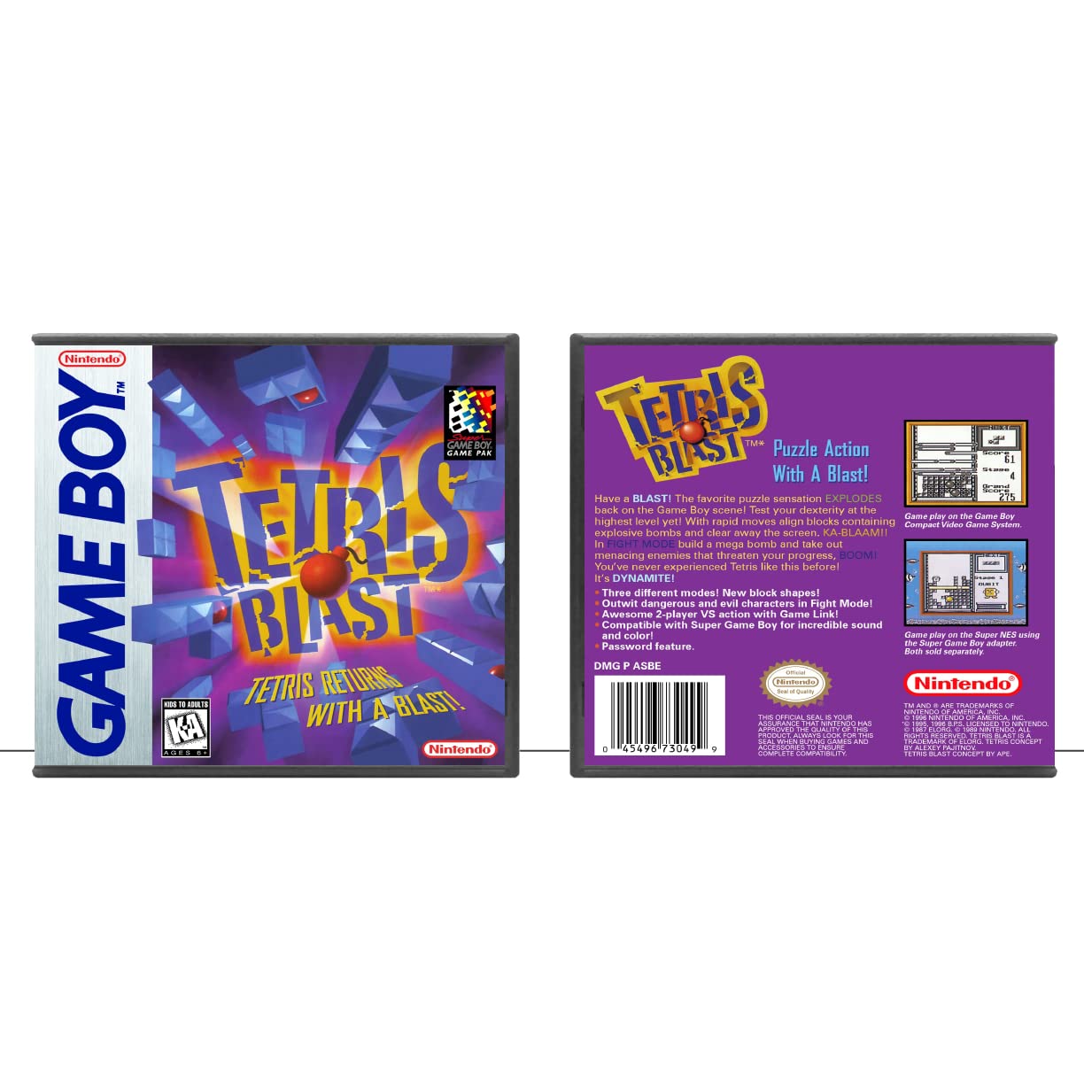 Tetris Blast | (GB) Game Boy - Game Case Only - No Game
