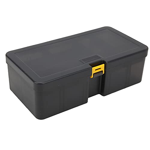 Yeuipea Fishing Tackle Accessory Box, Fishing Bait Storage Box Double Layer Multifunctional Plastic Fishing Tackle Accessory Box