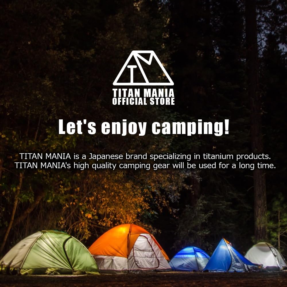 TITAN MANIA Titanium Mesh Camping Grill, Folding Camping Table, Portable Camping Table, Side Table, Griddle, Lightweight, Sturdy, Outdoor Gear, Camping Equipment