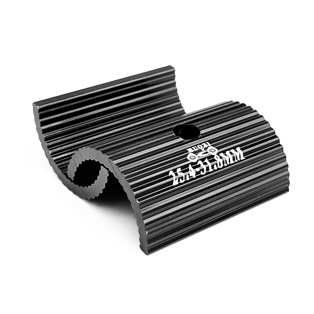 Saipe 1Pair Bike Handlebar Shim Bicycle Handlebar Stem Shim Handle Bar Adapter Reducer Aluminum Alloy Clamp Spacer Conversion Shims 25.4 to 31.8 MM Cycling Parts Components