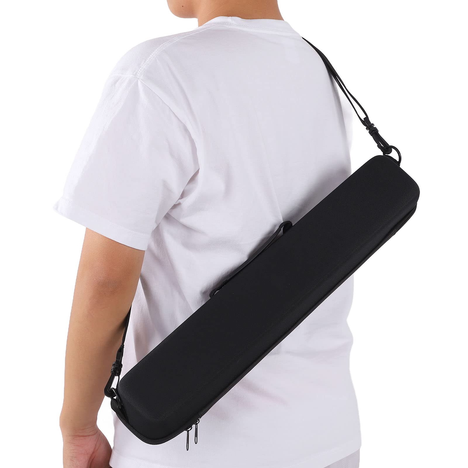 Yeuipea Fishing Rod Bag, Anti Shock Hard Shell Fishing Rod Holder Bag with Shoulder Strap for Fishing Tools