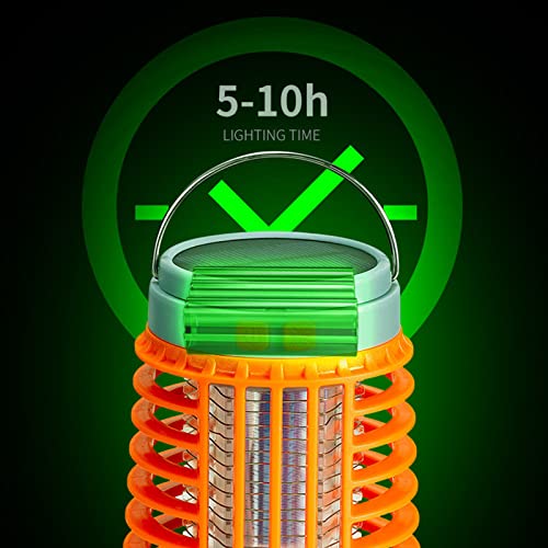 Zap Guardian Mosquito Zapper, Mozz Guard Mosquitoes Zapper 2024, Buzzbug Mosquito Killer, USB Charing and Solar,Great for Outdoor and Indoor (1Pc-Orange)