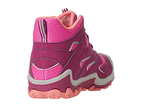 Merrell unisex child Chameleon 7 Mid Alternative Closure Waterproof Hiking Boot, Berry, 2 Big Kid US