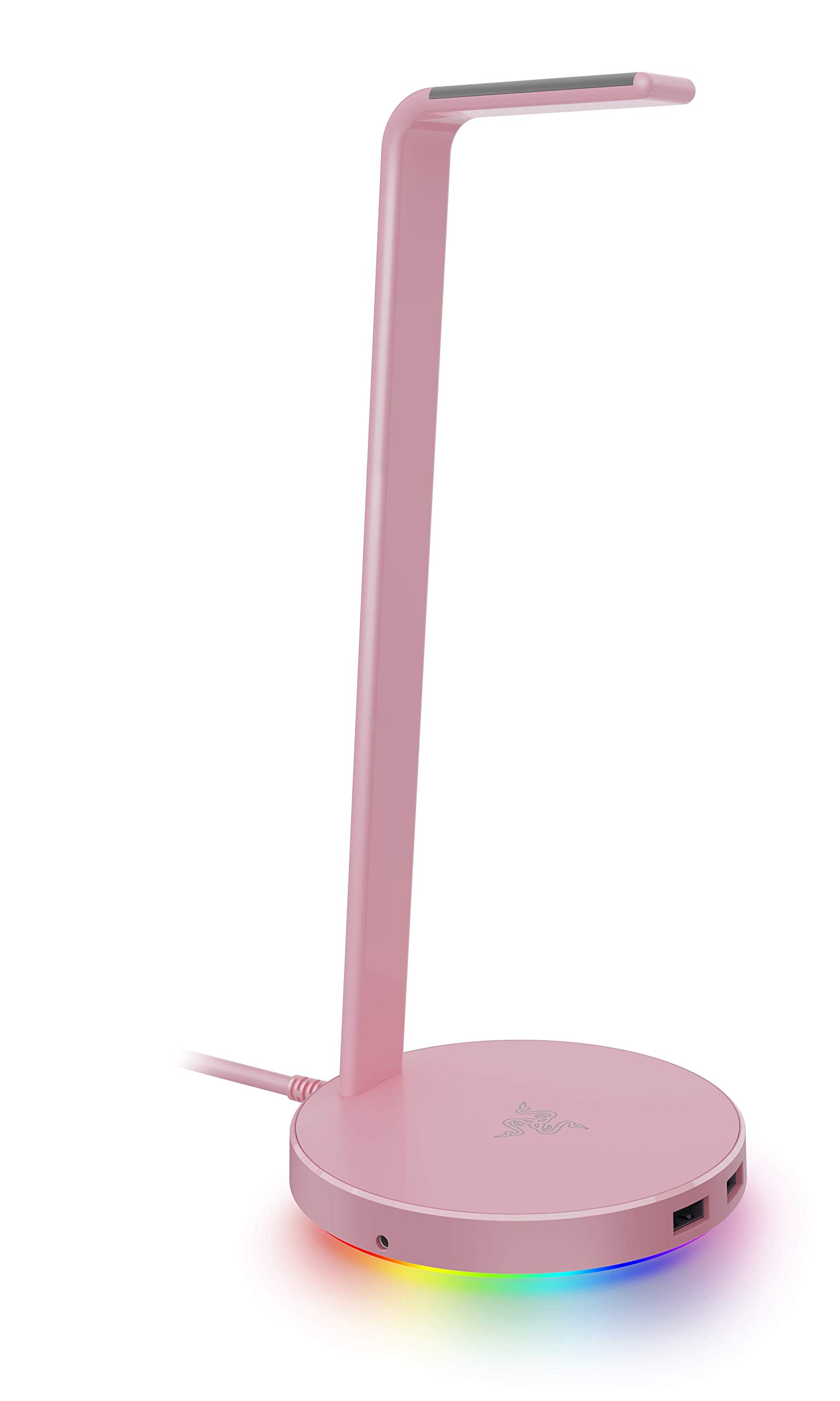 Razer Barracuda X Wireless Gaming Headset (2021) and Base Station V2 Chroma Headset Stand Holder Bundle - Pink