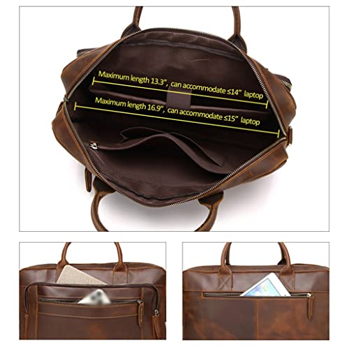 TFIIEXFL Men Handbag Men Business Laptop Bag Briefcases for Messenger Tote Large Capacity Messenger Bag