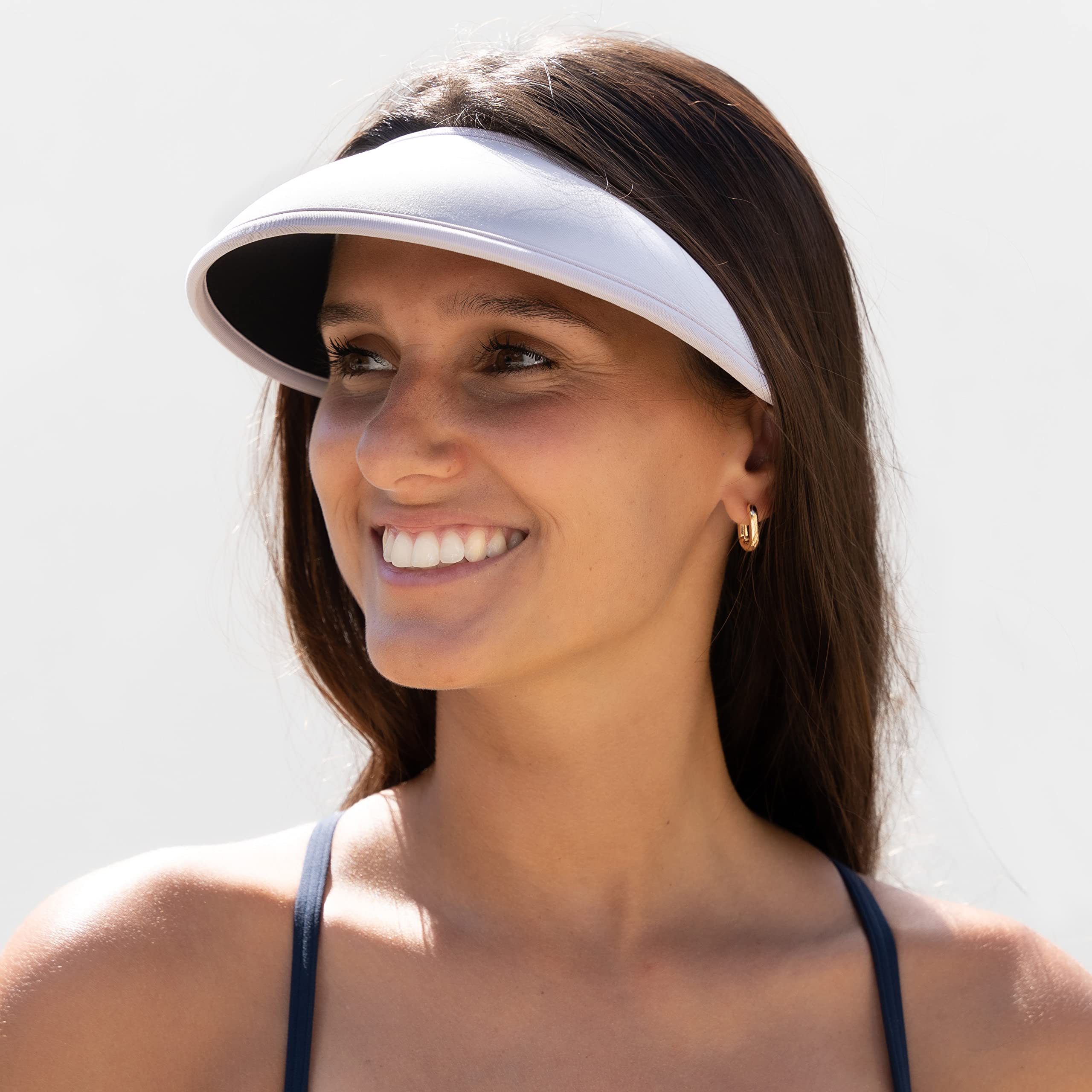 VeloSport Sun Visor Designed for The Ultra-Minimalist, Lightweight, uncrushable and Tucks Away in Your Purse or Backpack.
