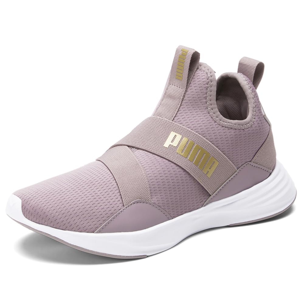 Puma Womens Radiate Mid Slip On Training Sneakers Shoes - Purple - Size 11 M