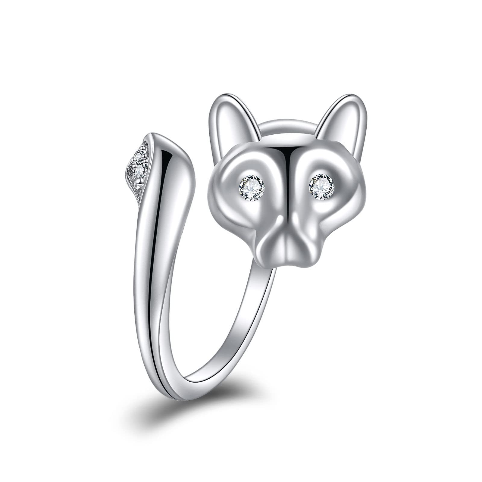YFN Sunfower Bee Ring Sterling Silver Vintage Adjustable Sunflower Ring Jewelry Gifts for Women