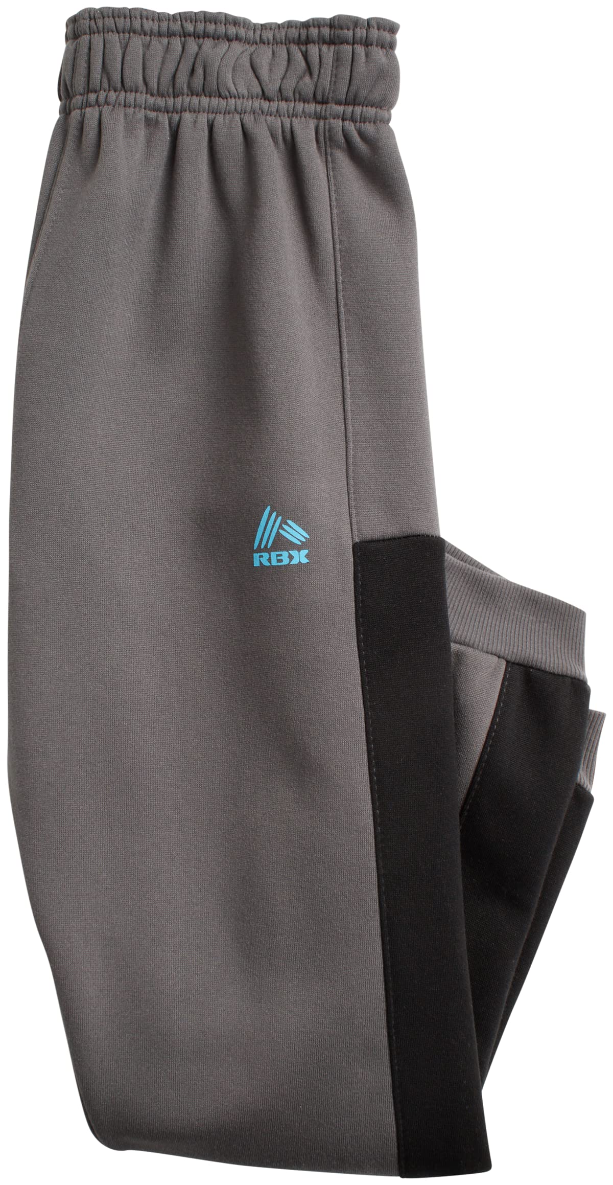 RBX Boys' Jogger Set - 3 Piece Short Sleeve T-Shirt, Fleece Sweatshirt, and Sweatpants, Size 10, Burgundy