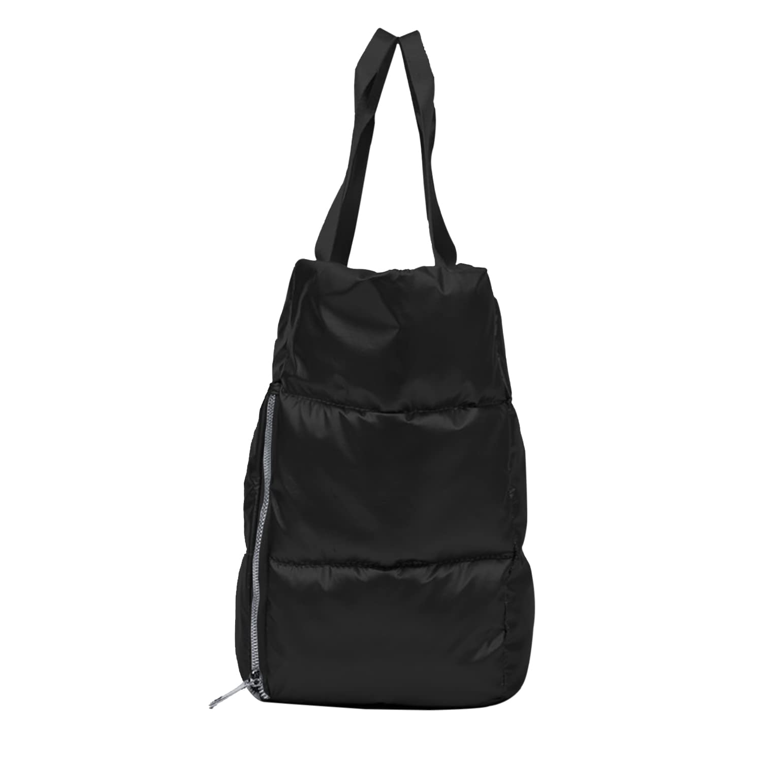 sweet dreams Womens Puffer Tote Bag–Fashion Utility Weekender–Extra Large Black