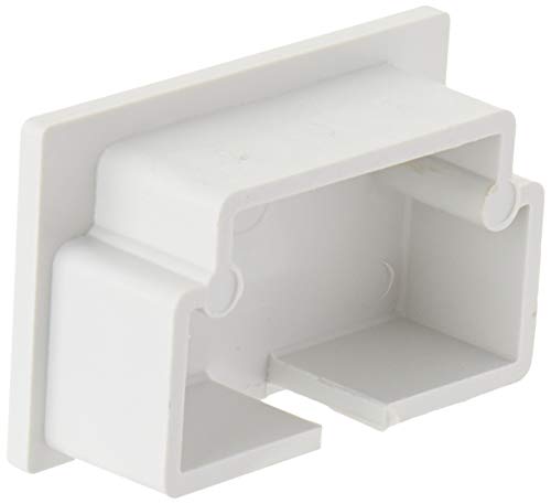MK (ELECTRIC) Mini Trunking End Cap, 40 mm Length x 25 mm Height, White