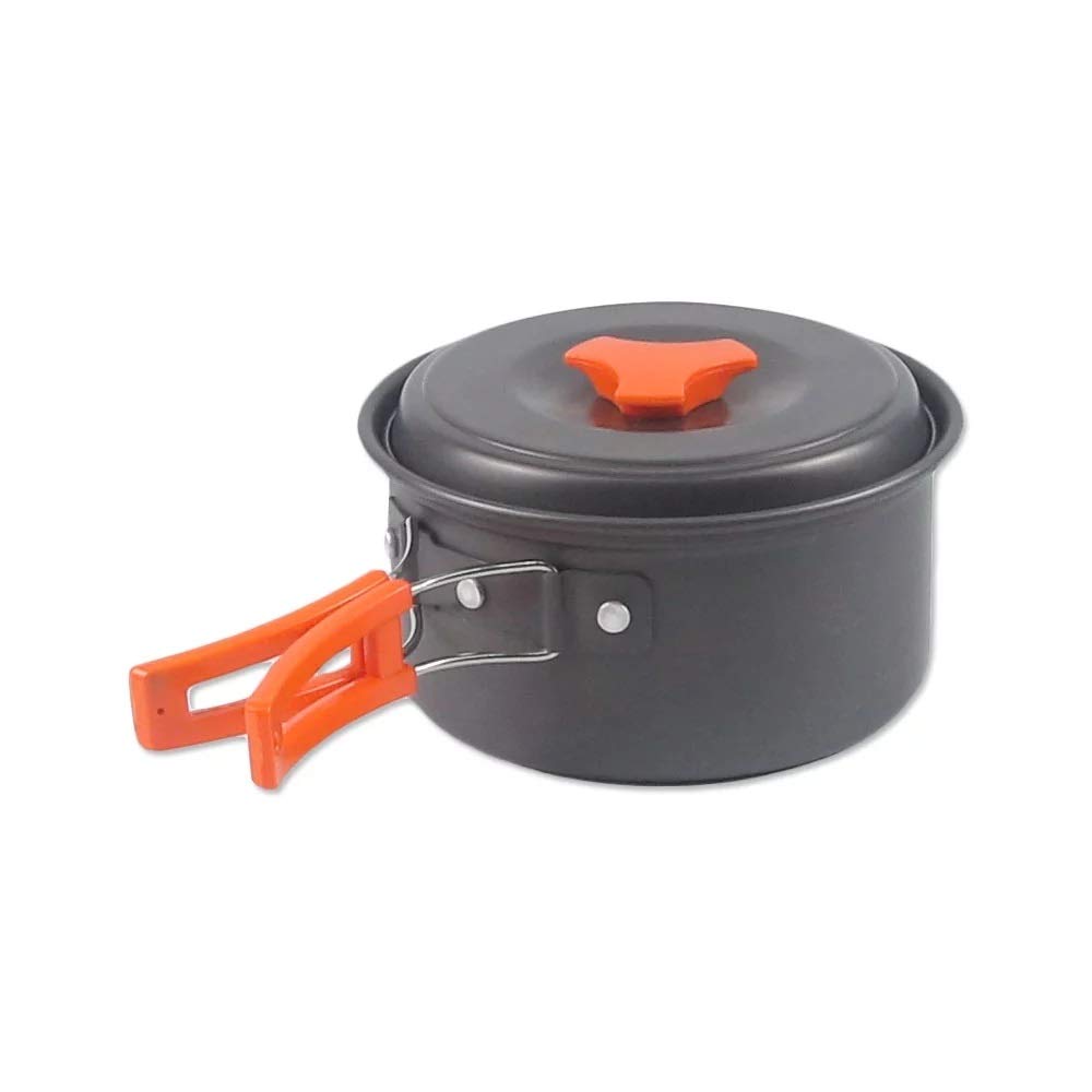 YFDM Camping Cooking Tableware Portable Outdoor Cookware Tourist Equipment for Travel Hiking Picnic