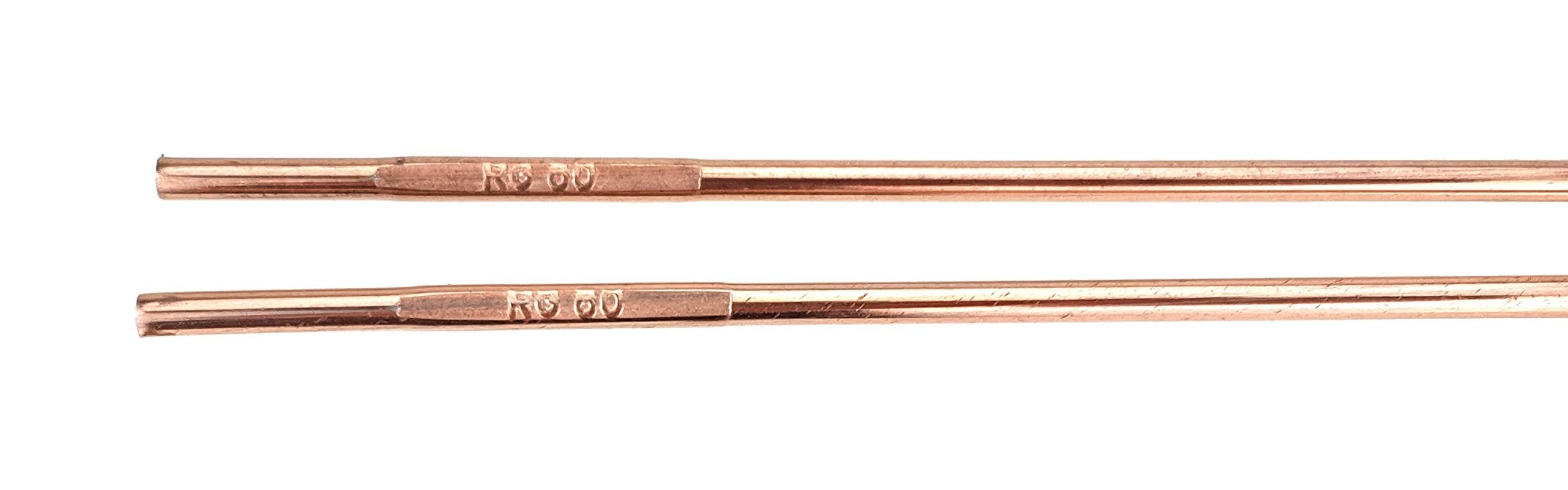 SÜA® - RG-60 Copper Coated - Oxy-Acetylene Carbon Steel Welding Rod (R60) - 36" x 1/16" (1 Lb)