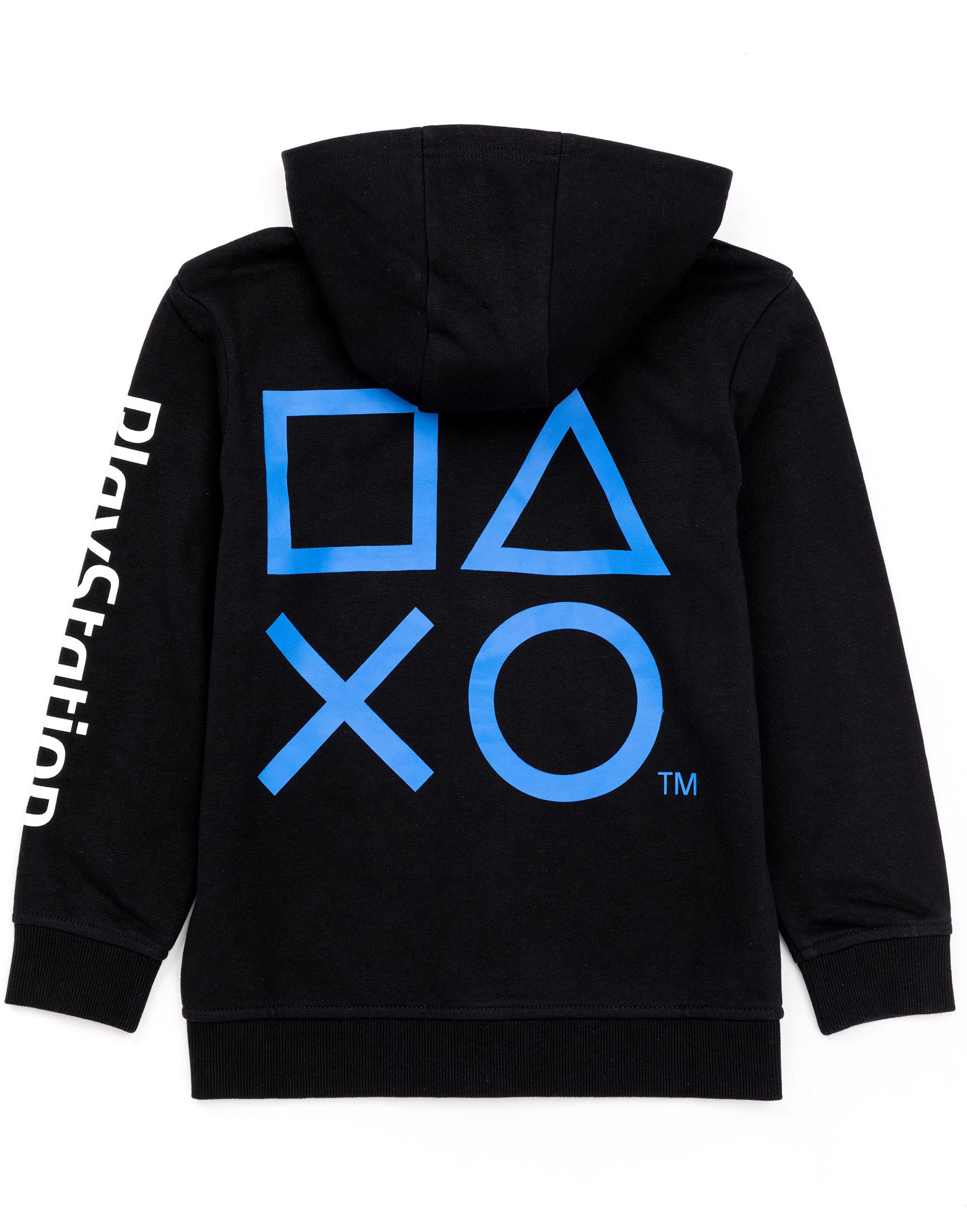Playstation Kids Hoodie Zip Up Boys Games Logo Black Jumper Jacket 5-6 Years
