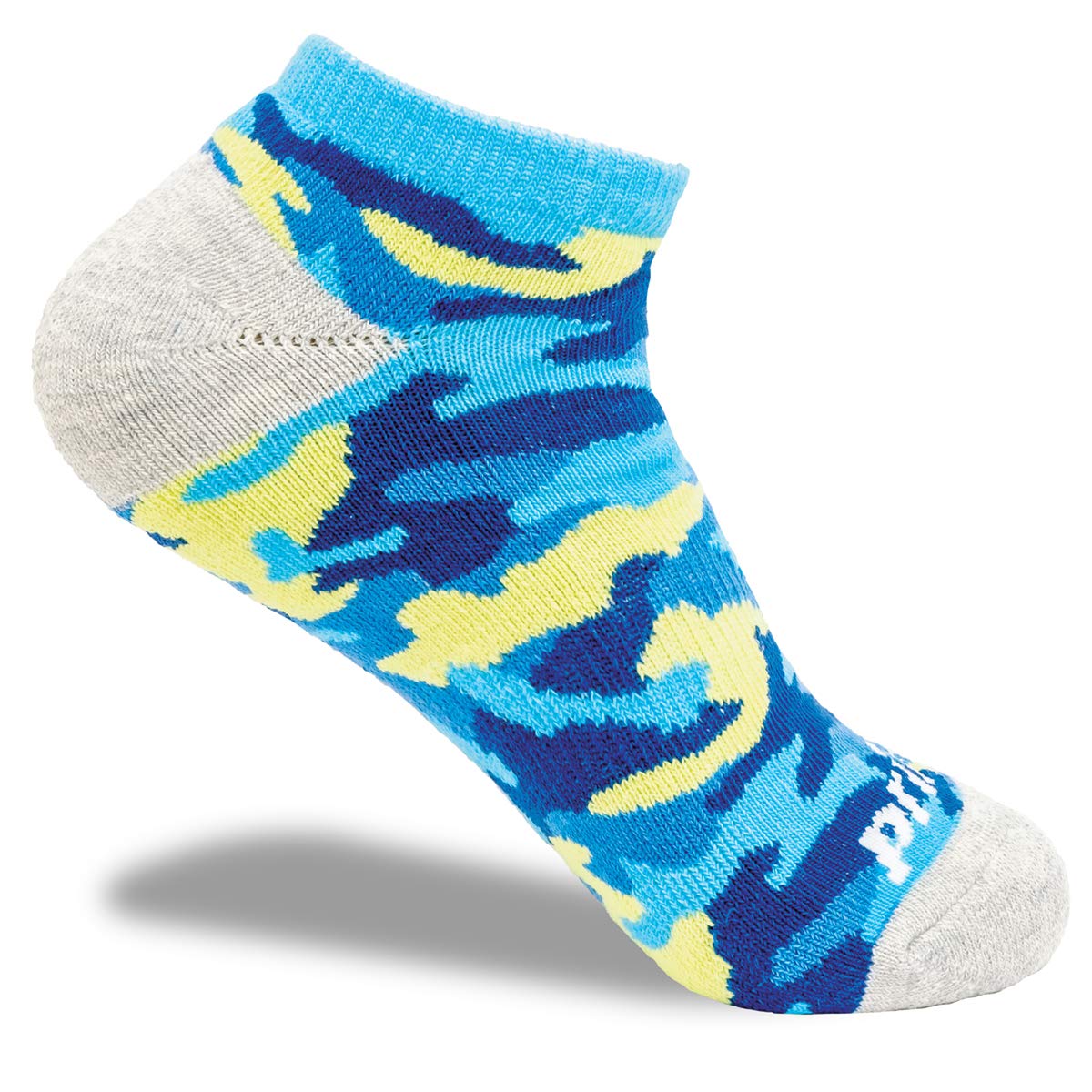 Prince Boys' Low Cut Athletic Socks with Cushion for Active Kids (6 Pair Pack) (Camo Assortment, m)…
