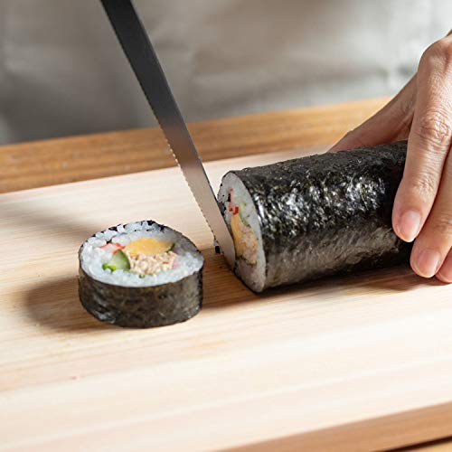 Suncraft HE-2101 Bread Knife, Smooth, Bread Cutter, Cuts Freshly Baked and Hard Breads, Loved by Professionals, Made in Japan