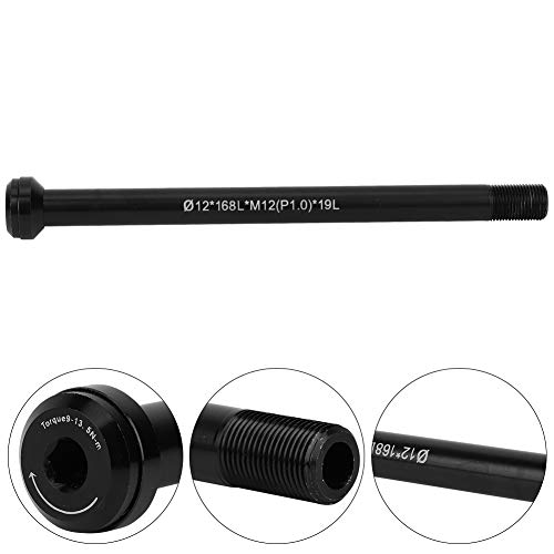Rear Hubs Thru Axle Adapter, Bike Rear Thru Axle Boost for Mountain Frames and Forks, 168mm Length, M12x1.0 Hub Shaft Adapter Convertion Tools