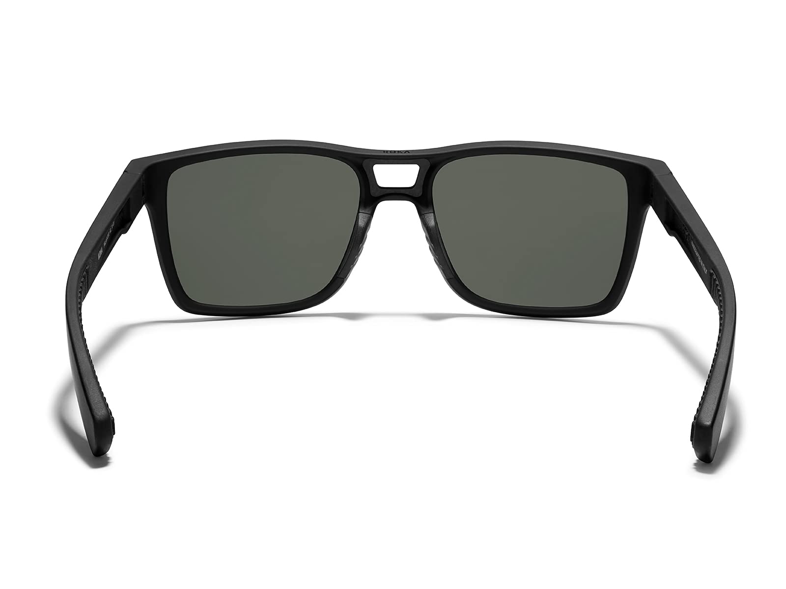 ROKA Kona High Performance Polarized Sunglasses for Men and Women - Matte Black Frame - Dark Carbon (Polarized) Lens
