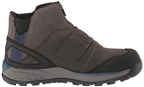 Propét Men's Valais Hiking Boot, Grey/Blue, 10.5 XX-Wide