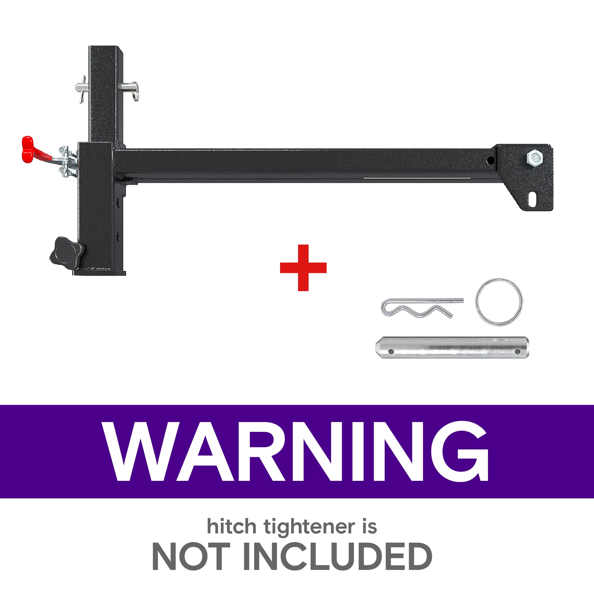 Swing-Away Bike Rack Adapter for 2β Hitch Receivers Bike Carrier Pivoting Arm Easy Access to Tailgate