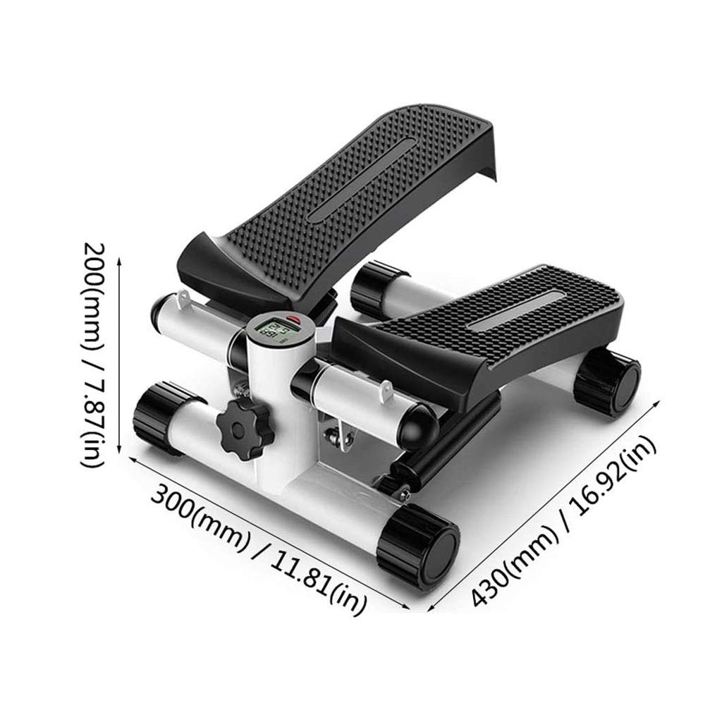 YFDM Mini Stepper Fitness Stair Stepper Portable Twist Stair Stepper Adjustable Resistance, Fitness Exercise Machine
