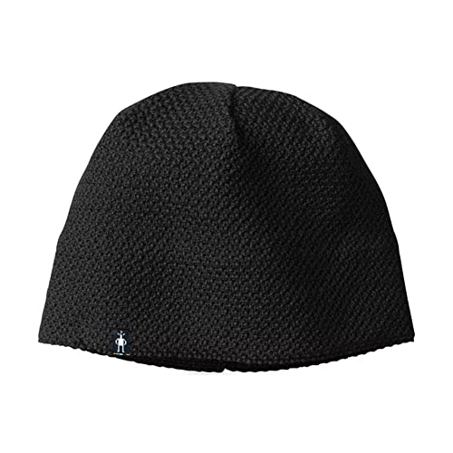 Smartwool Merino Wool Textured Lid For Men and Women, Black, One Size
