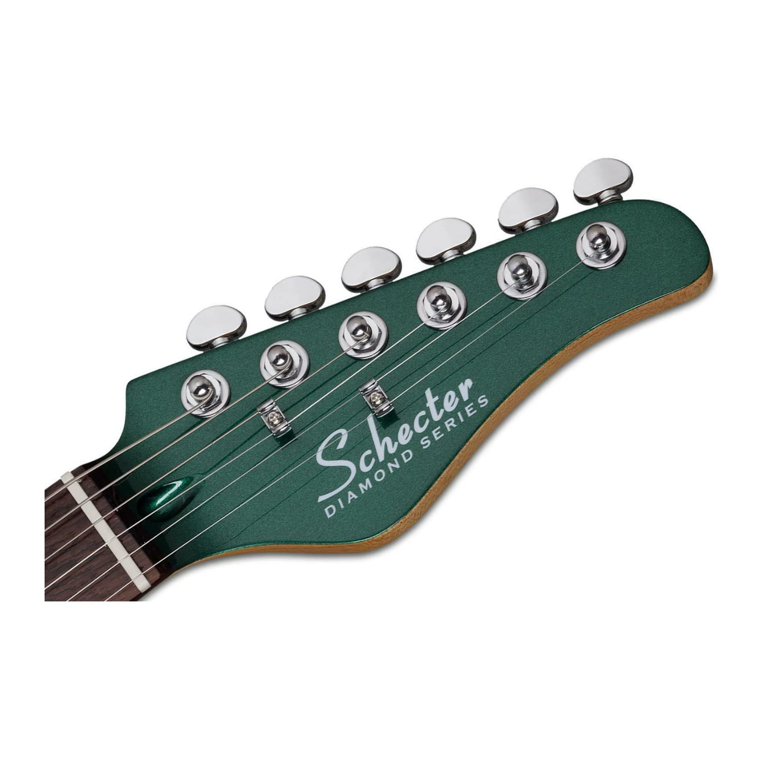 Schecter PT Fastback II 6-String B Electric Guitar (Right Handed, Dark Emerald Green) Bundle with Hard Shell Carrying Case (2 Items)