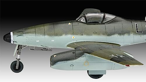Revell RV03711 03711 Combat Set Me262 & P-51B Mustang Plastic Model kit 1:72 Scale, Unpainted