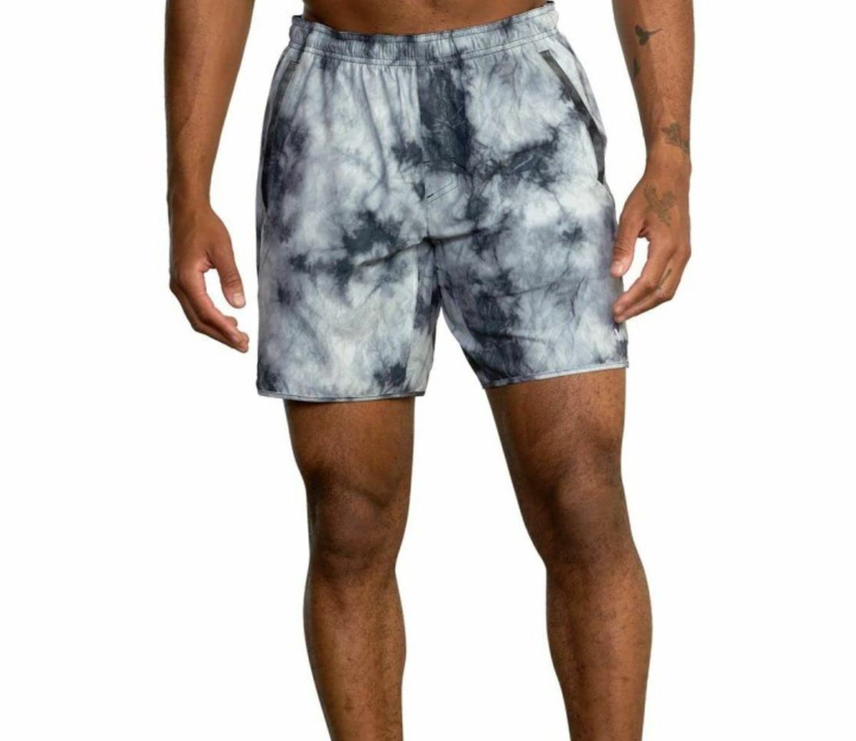 RVCA Men's Yogger Stretch Sport Short, Digi Camo Olive, Large