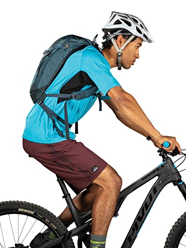 Osprey Siskin 8L Men's Biking Backpack with Hydraulics Reservoir, Slate Blue