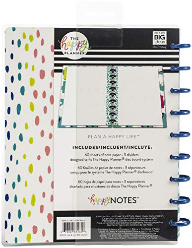 Me & My Big Ideas Happy Planner Medium Notebook W/60 Sheets-A Little Splash Of Color, Dot Grid